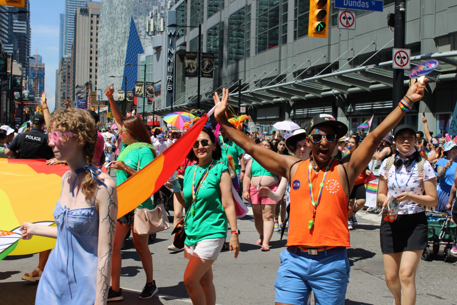 Dixon Hall Staff Marches in Toronto’s 2023 Pride Parade! - Dixon Hall
