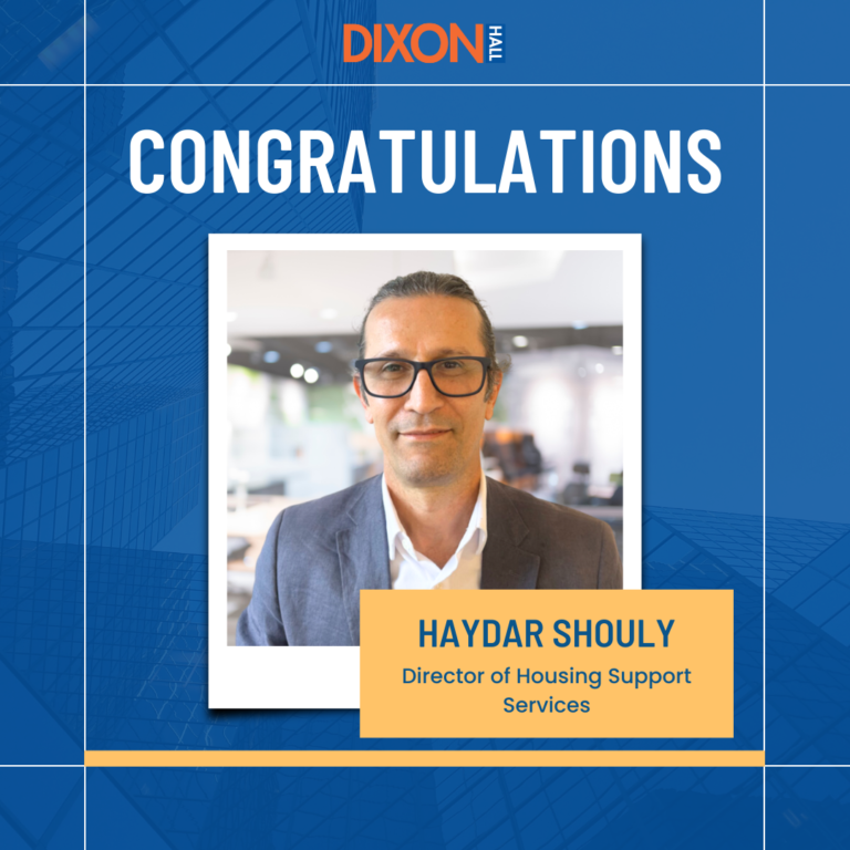 Dixon Hall Welcomes Haydar Shouly as New Director of Housing Services ...