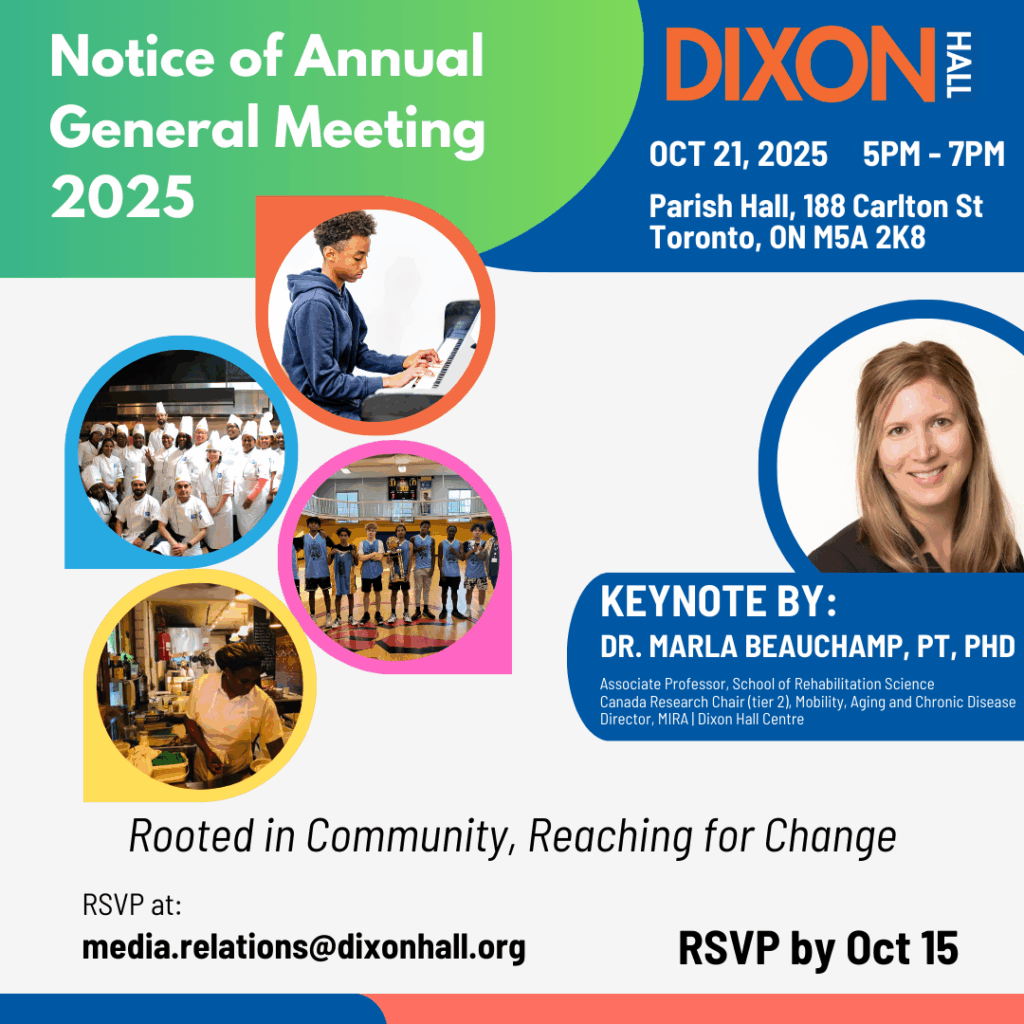 Dixon Hall | We Serve Toronto’s Downtown East Community